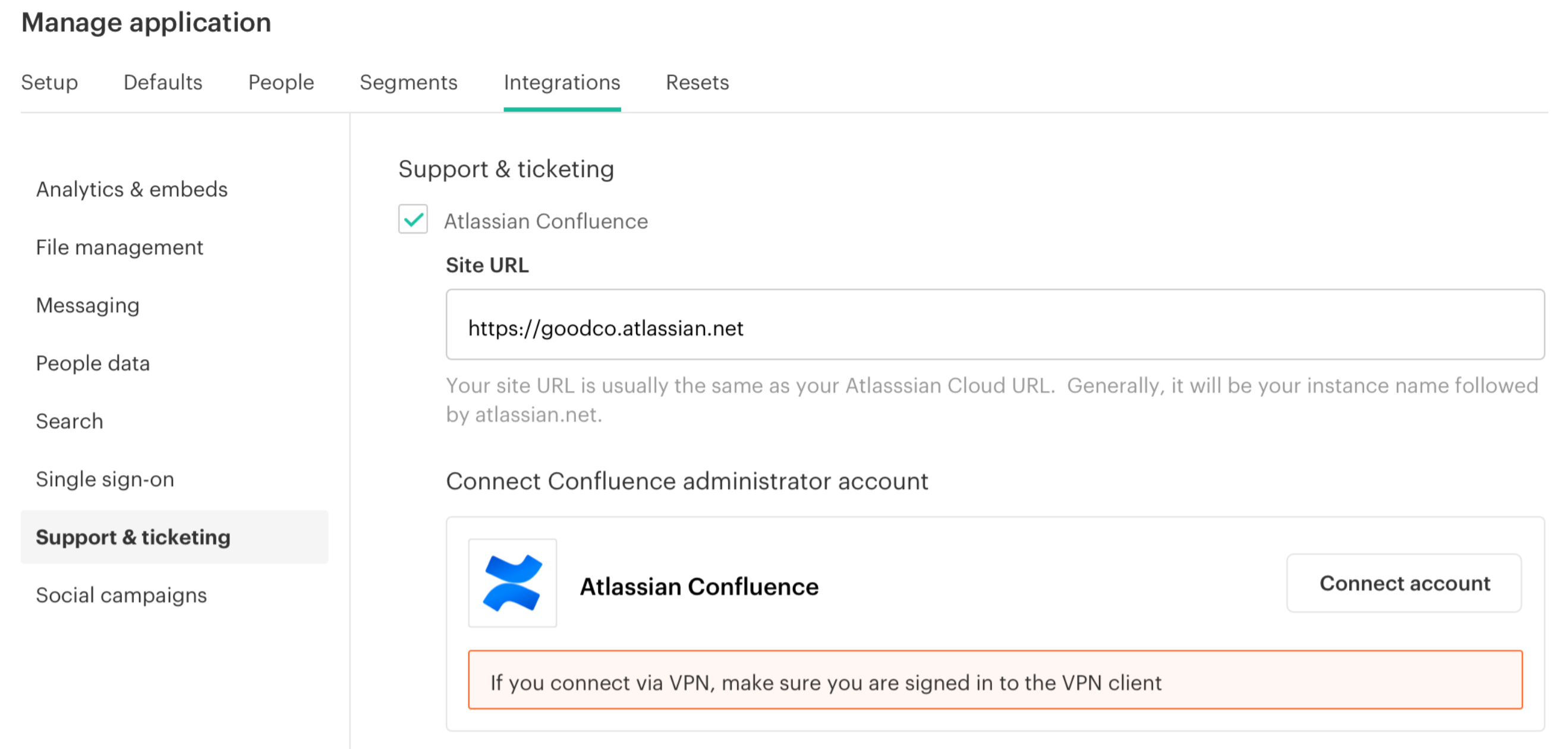 Atlassian Confluence Integration with Simpplr – Simpplr One