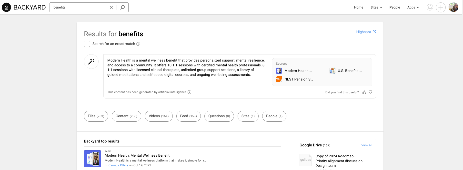 Smart Answers – Simpplr One