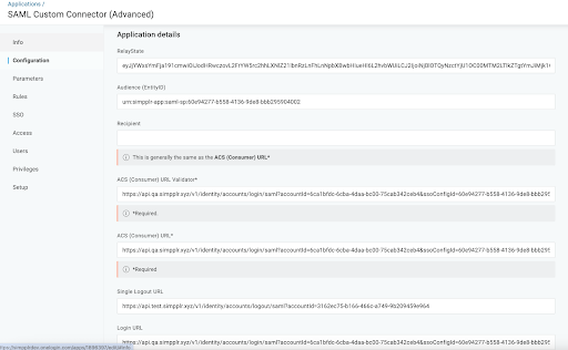 SAML SSO Setup with OneLogin – Simpplr One