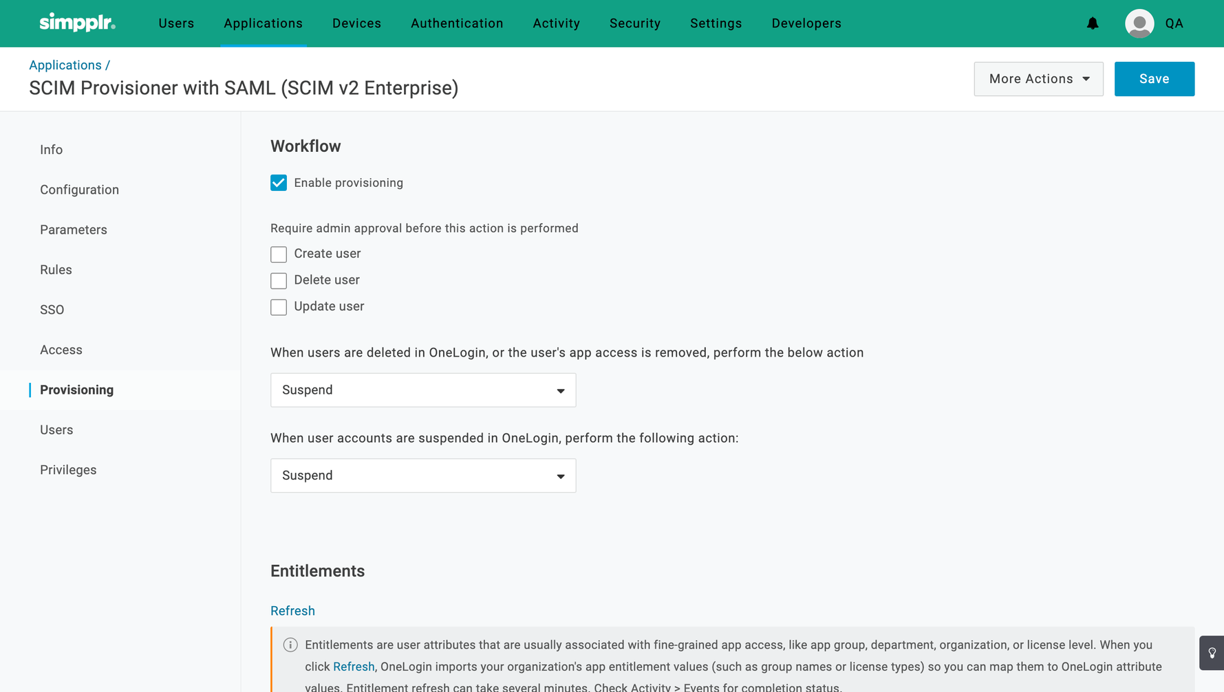 SCIM: Set up OneLogin as Your Provisioning Source in Simpplr – Simpplr One