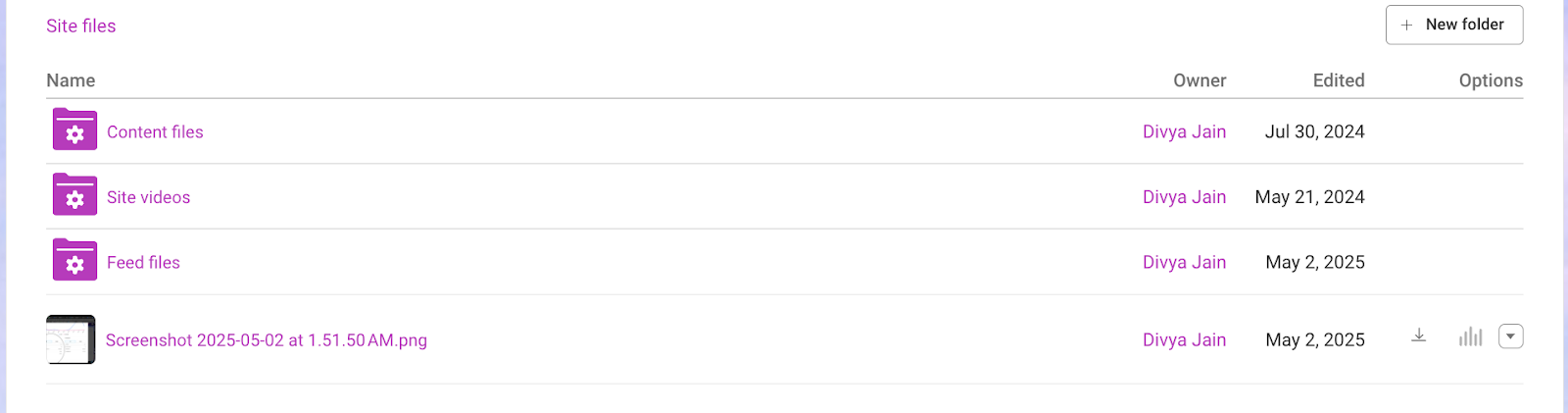 File analytics – Simpplr One