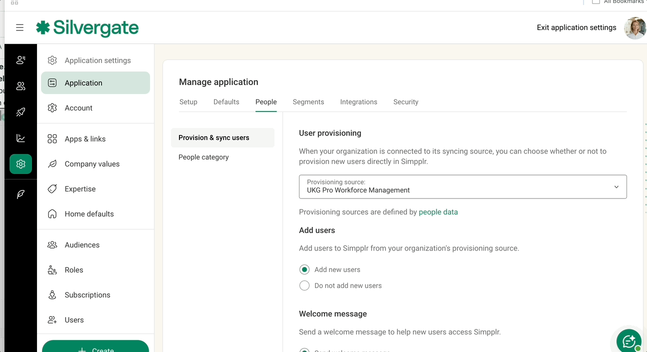 App Management: Custom User Profile Fields – Simpplr One