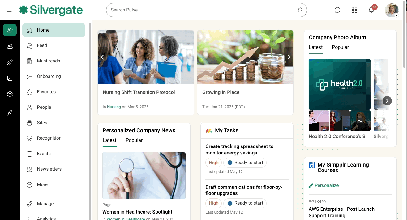 Create custom hybrid app tiles with embedded forms – Simpplr One