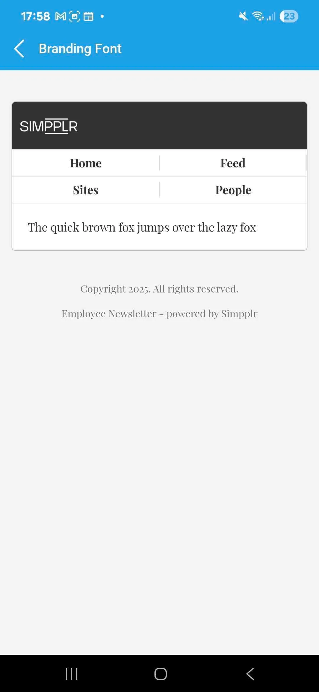 App Management: Brand editor – Simpplr One