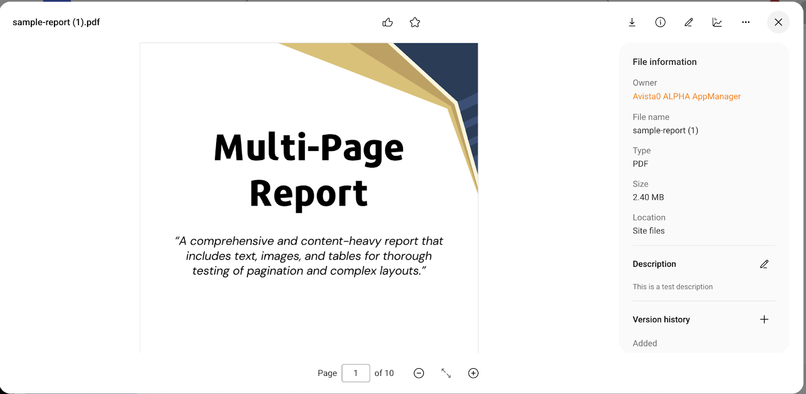 File preview experience – Simpplr One